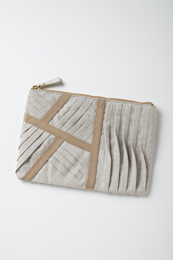 Pleated Maze Pouch | Anthropologie