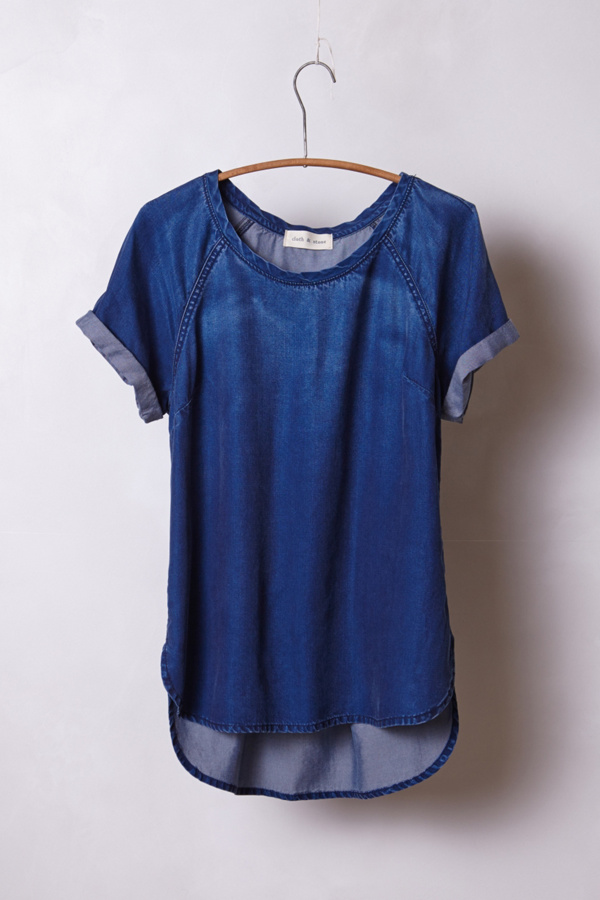Brentwood Denim Tee | Anthropologie