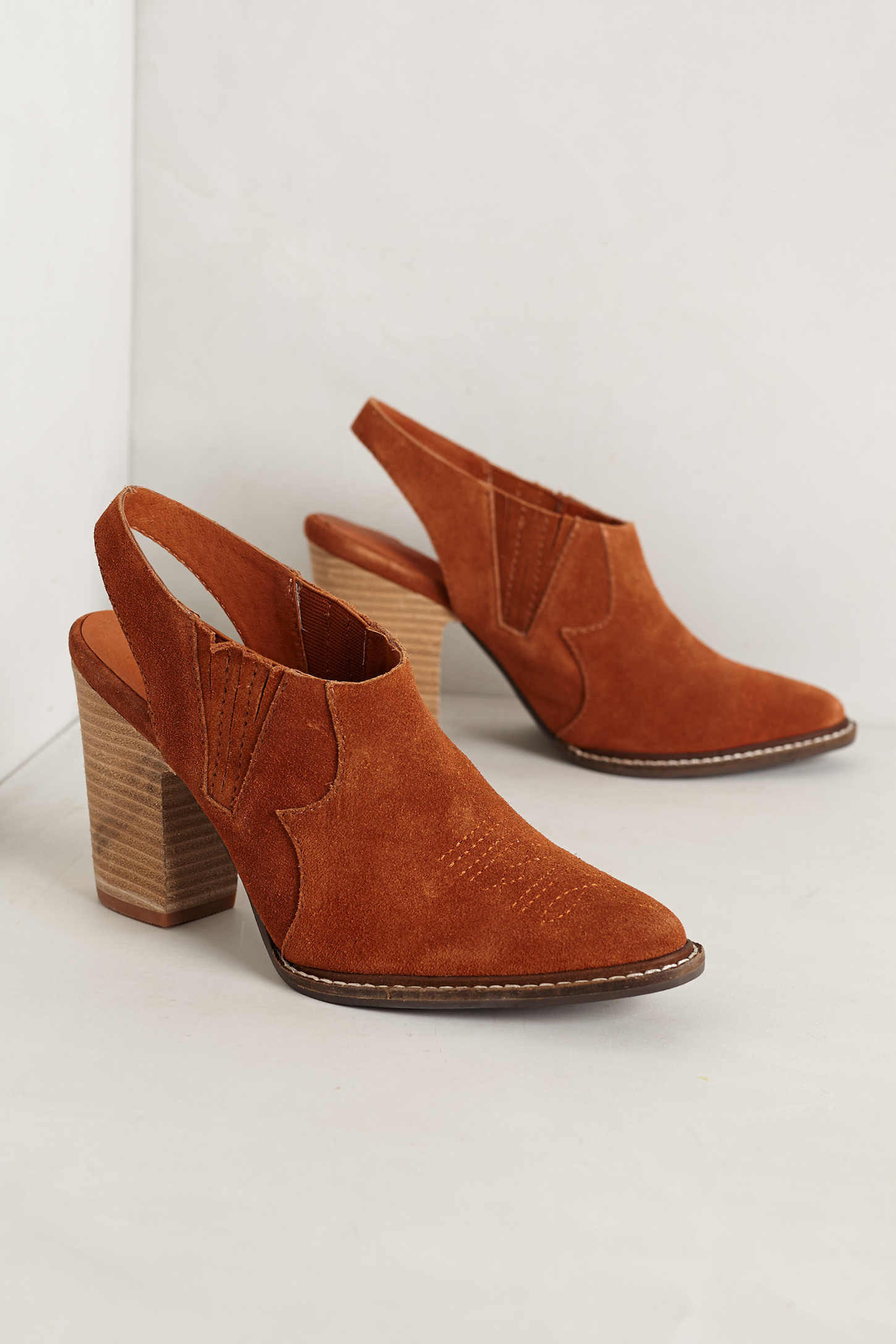 Helga Slingback Booties | Anthropologie