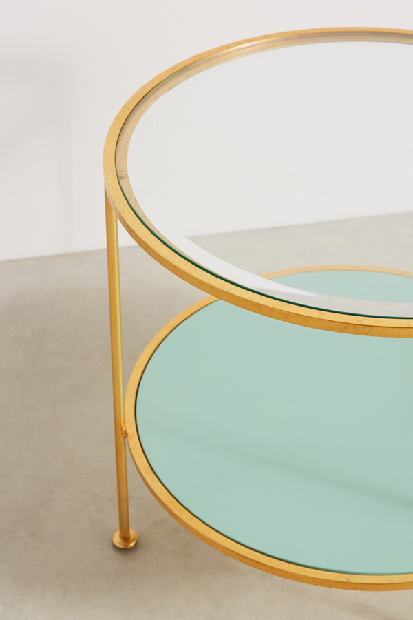 Lacquered Bead Side Table | Anthropologie