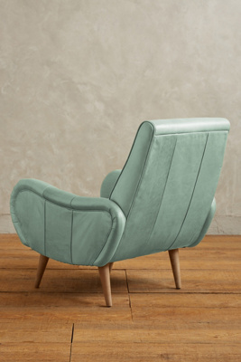 Premium Leather Losange Chair | Anthropologie