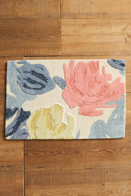 Rose Relief Rug | Anthropologie