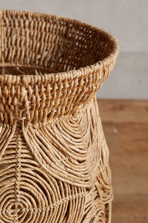 Abaca Spiral Basket | Anthropologie