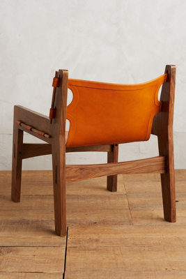 Leather Sling Chair | Anthropologie