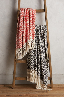 Diamond Weave Throw | Anthropologie