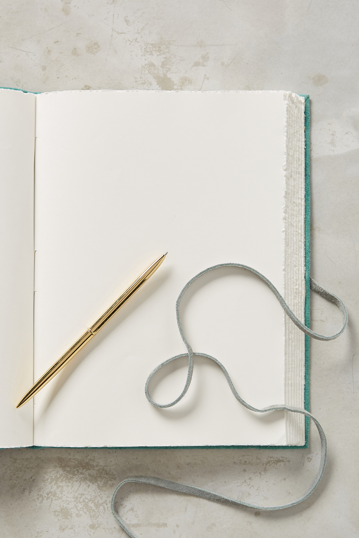 Embossed Suede Journal | Anthropologie