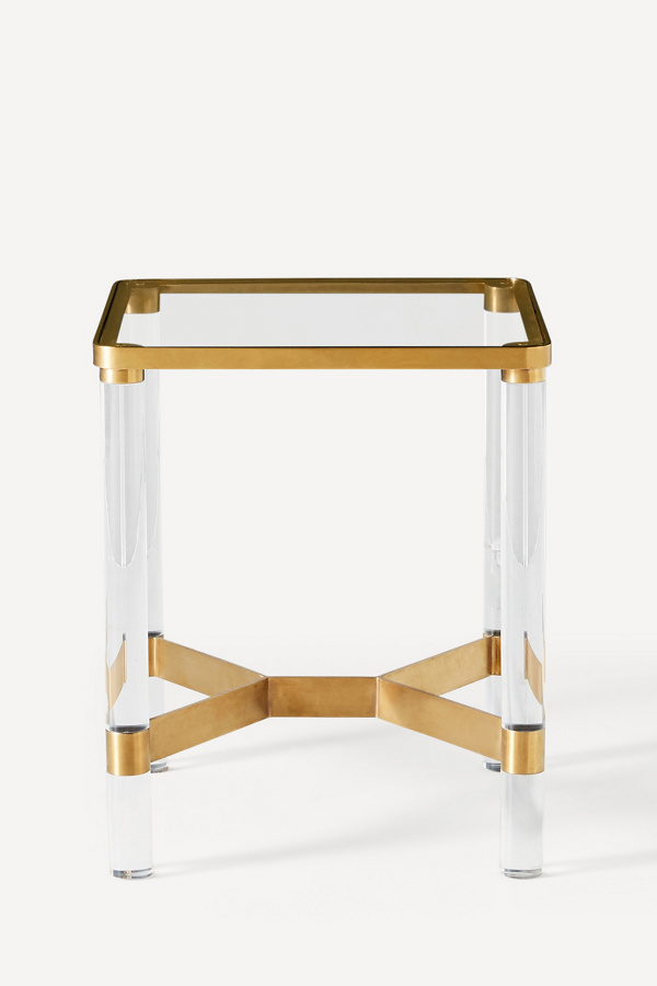 Oscarine Lucite End Table | Anthropologie