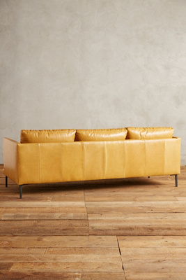 Premium Leather Linde Sofa | Anthropologie