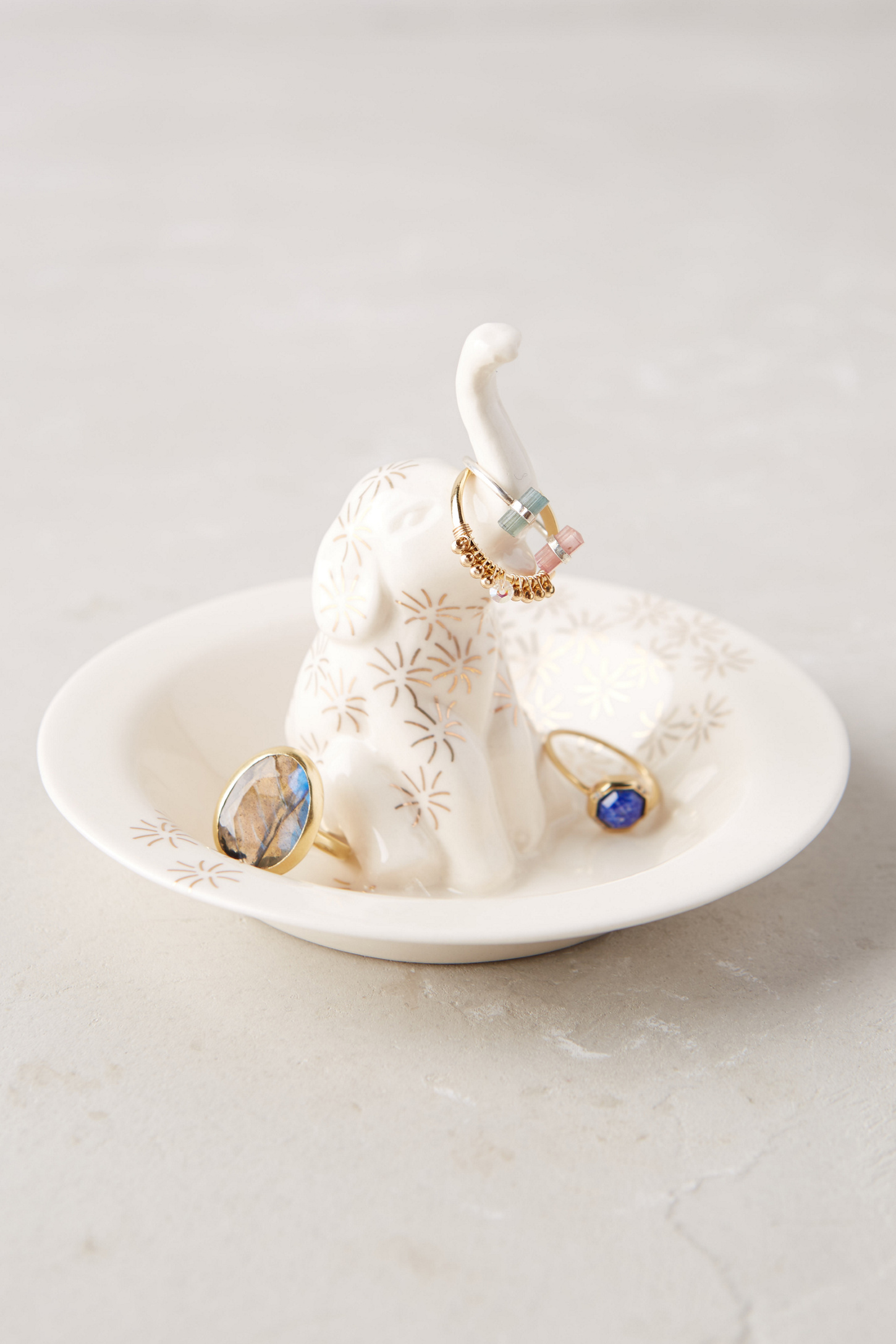 Bathing Elephant Trinket Dish | Anthropologie