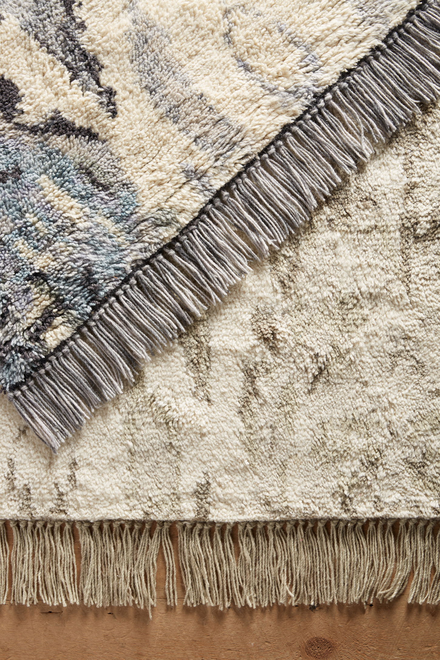 Stretched Ikat Rug | Anthropologie