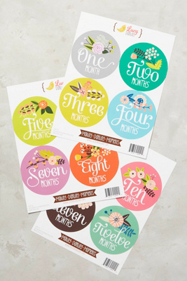 Baby's First Year Stickers | Anthropologie