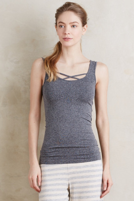 Crossed Seamless Tank | Anthropologie