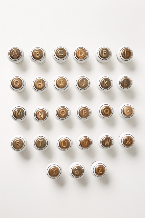 Cachet Monogram Knob | Anthropologie