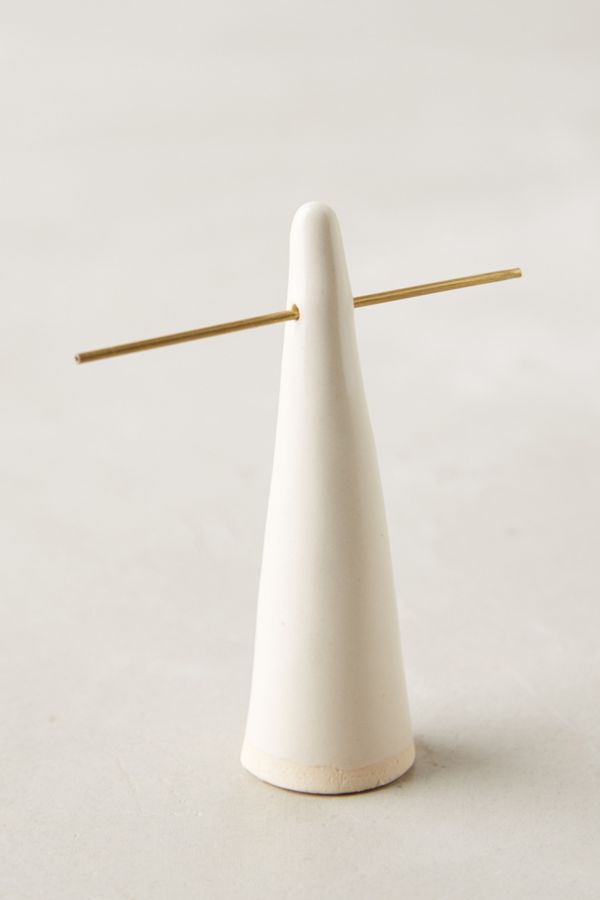 Glazed Ceramic Ring Cone | Anthropologie
