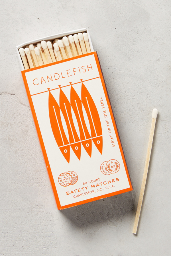 Candlefish Ceramic Candle | Anthropologie