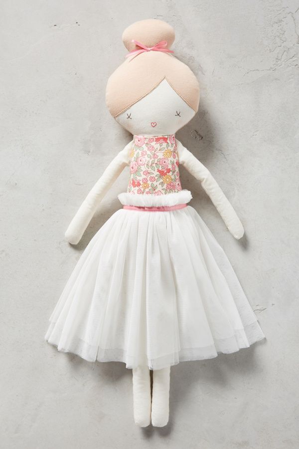 Ballerina Plush Toy | Anthropologie