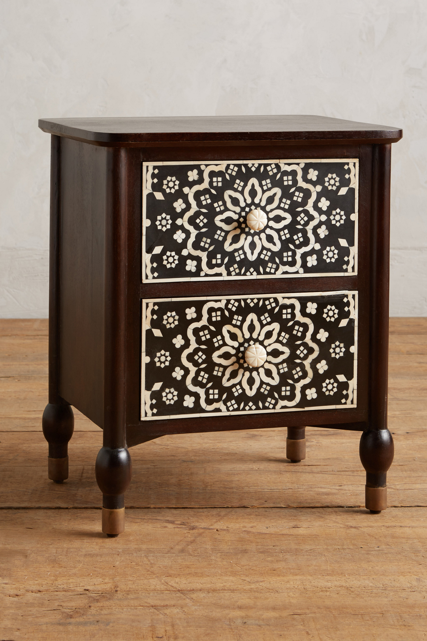 Tapestry Inlay Nightstand | Anthropologie