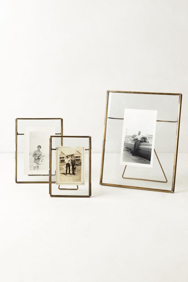 Pressed Glass Photo Frame | Anthropologie