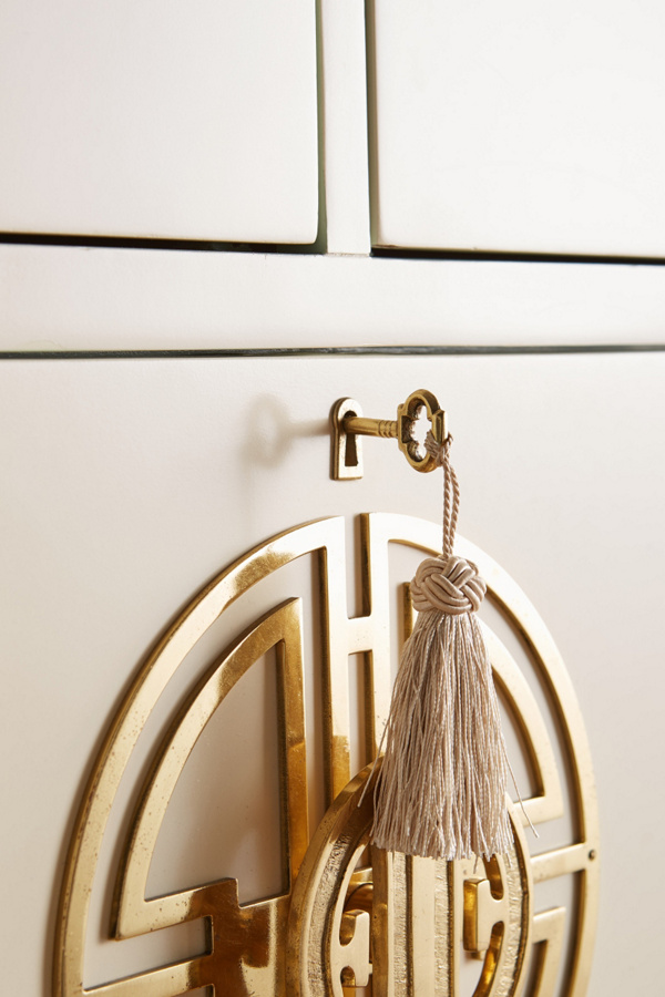 Brass Key Secretary Desk | Anthropologie