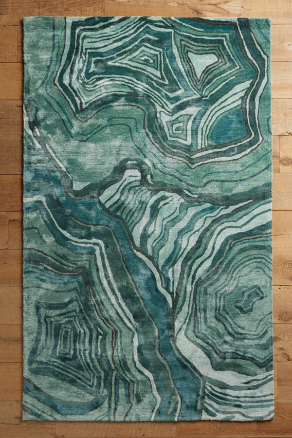 Malachite Rug | Anthropologie
