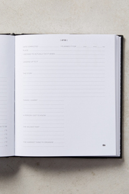 My Bucket List Fill-In Journal | Anthropologie