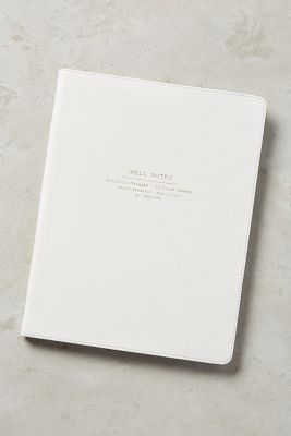 Well Noted Notebook & Pen | Anthropologie