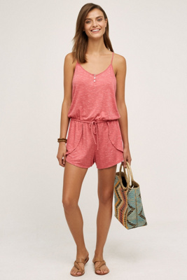 Terry Lounge Romper | Anthropologie
