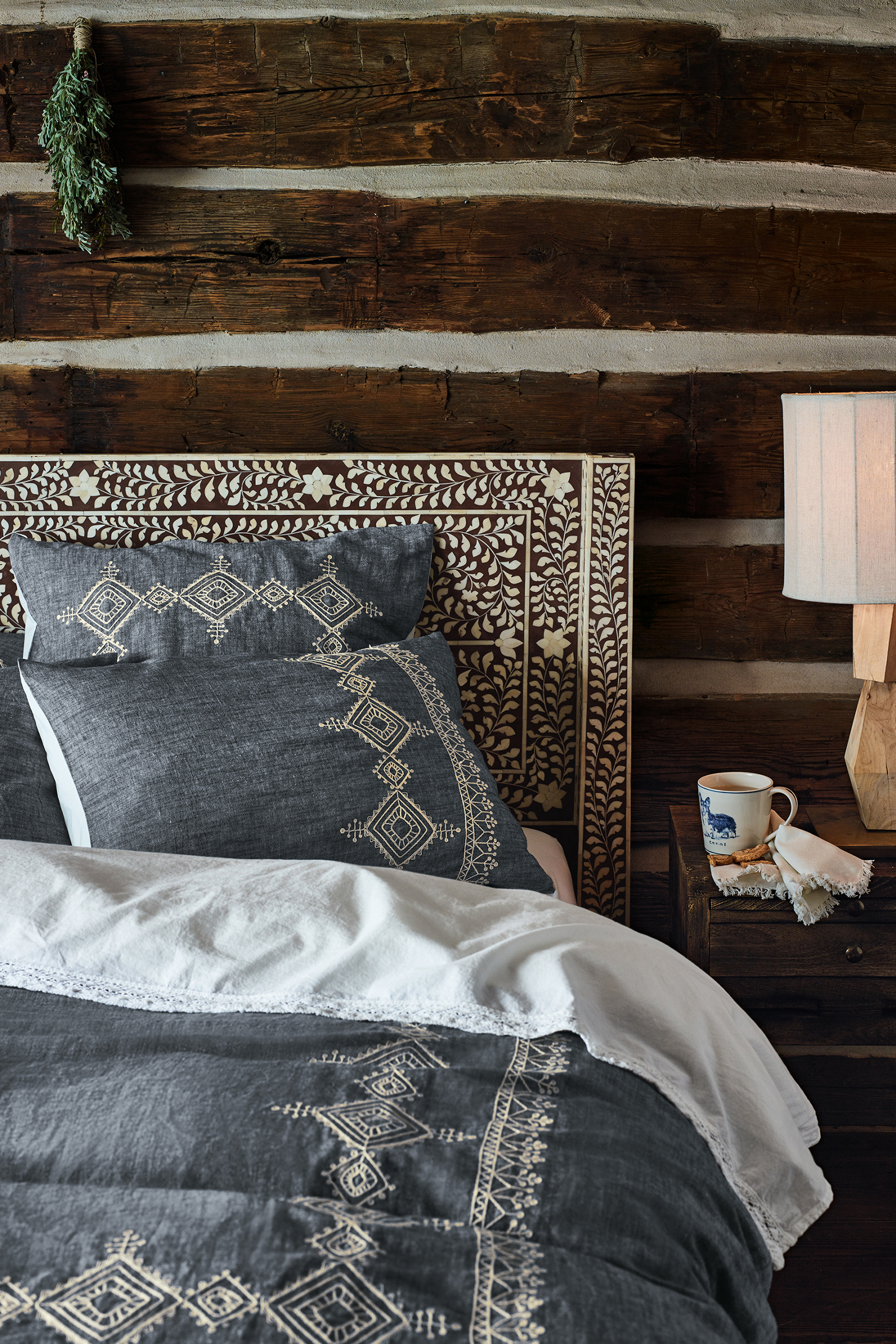 Bone Inlay Bed | Anthropologie