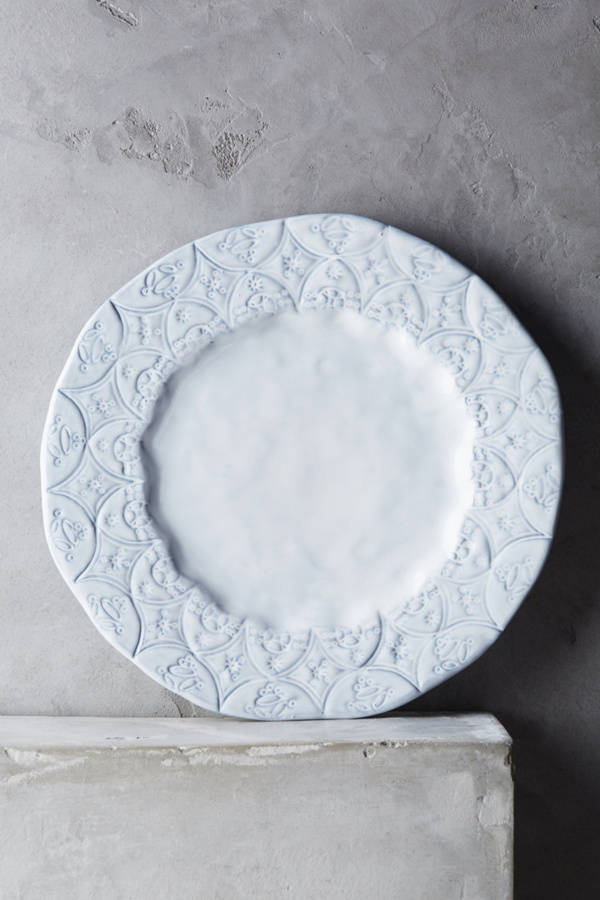 Etched Geo Dinner Plate | Anthropologie