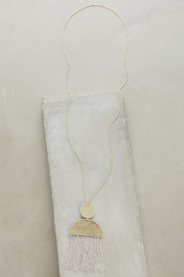 Skirted Geometry Necklace | Anthropologie