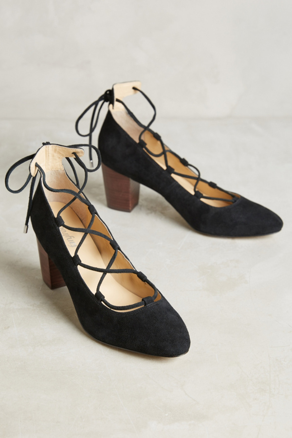 Farylrobin Myron Lace-Up Pumps | Anthropologie