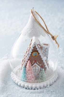 Gingerbread Snow Globe Ornament | Anthropologie