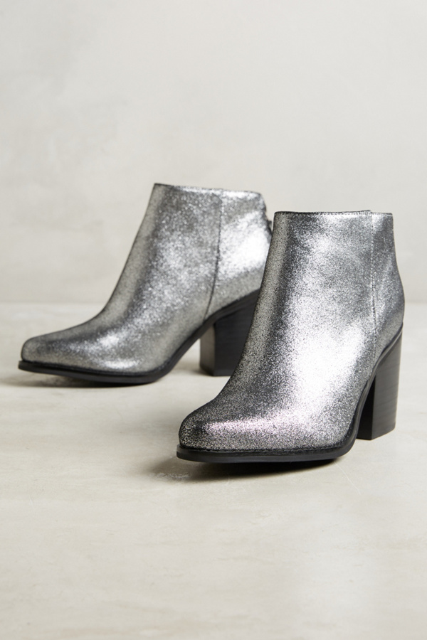 AoverA Brook Metallic Booties | Anthropologie
