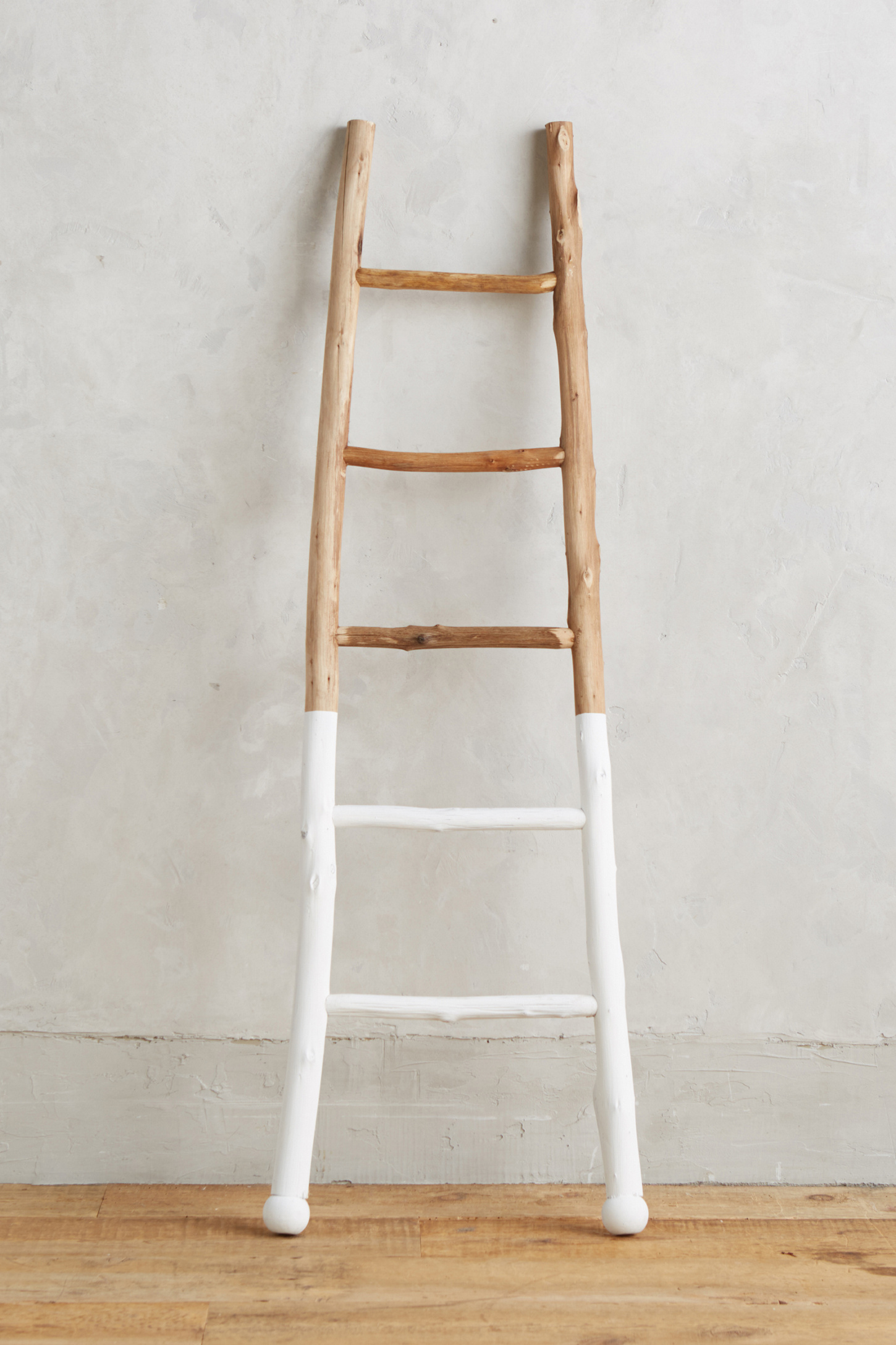 White-Dipped Ladder | Anthropologie