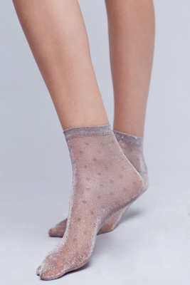 Shimmer Dot Socks | Anthropologie