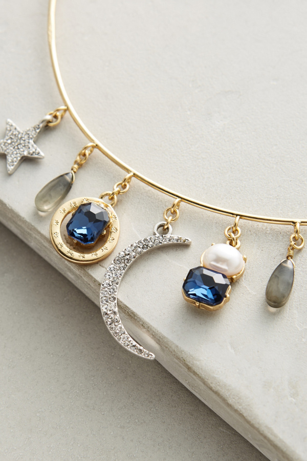 Astronomy Charm Choker | Anthropologie