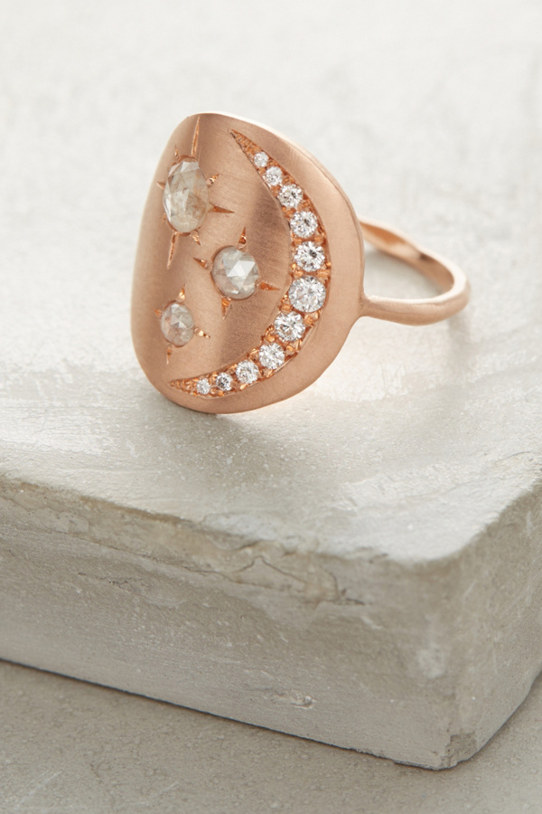 Diamond Starlight Ring | Anthropologie