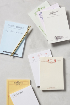Fictional Hotels Notebook Set | Anthropologie