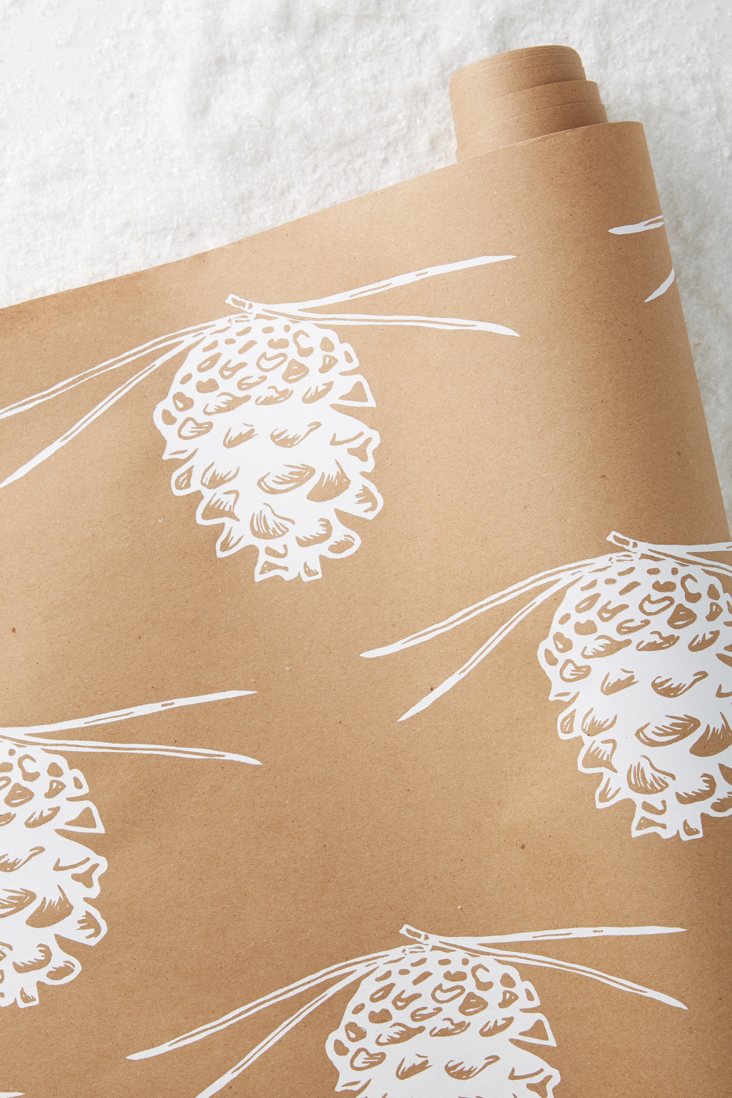 Floweret Kraft Paper Gift Wrap | Anthropologie