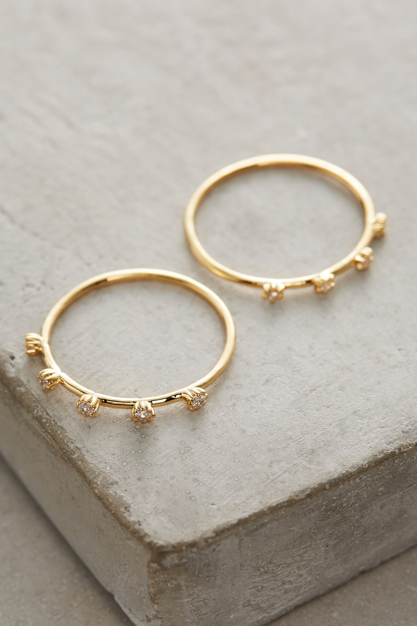 Kianne Double-Stack Ring Set | Anthropologie