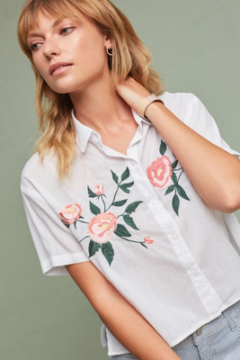 Rails Embroidered Buttondown | Anthropologie