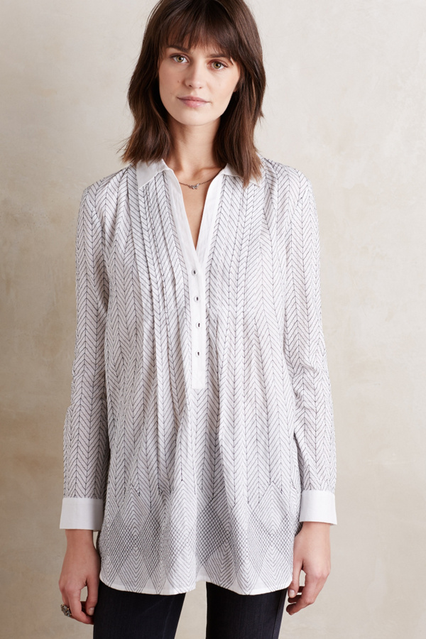 Asha Embroidered Tunic | Anthropologie
