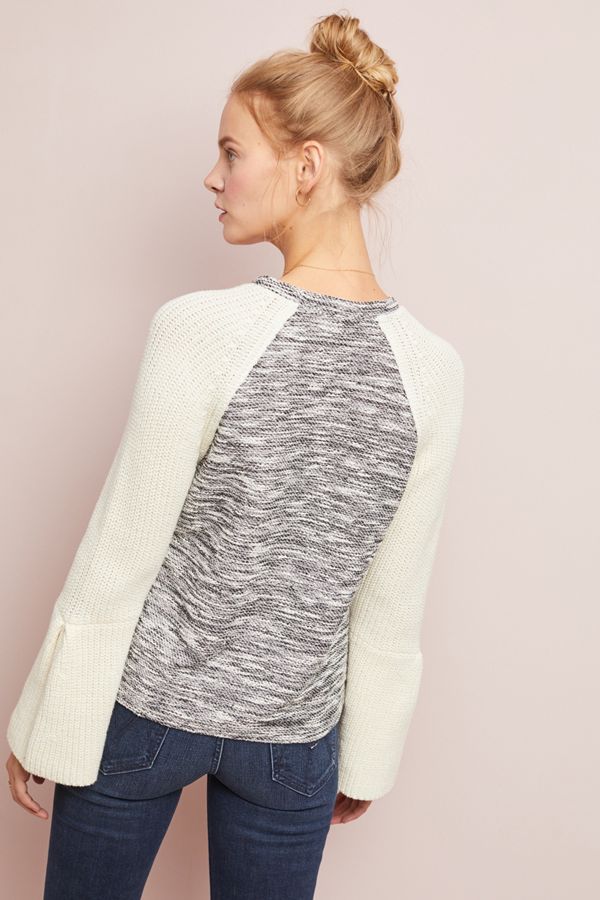 Bell-Sleeved Raglan Top | Anthropologie