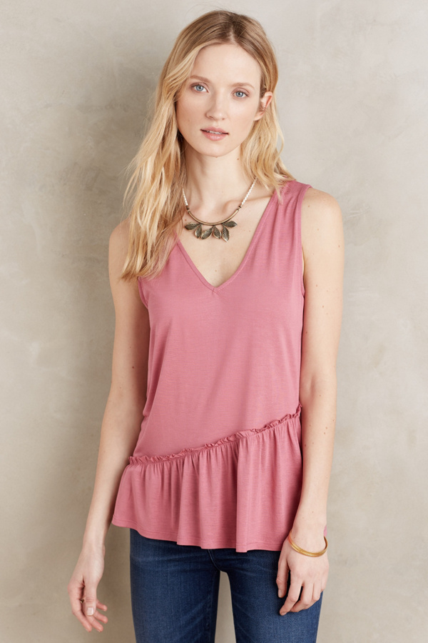 Pomona Peplum Tank | Anthropologie