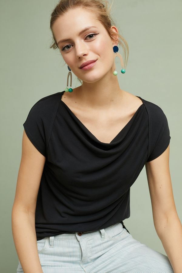 Cupertino Draped Tee | Anthropologie