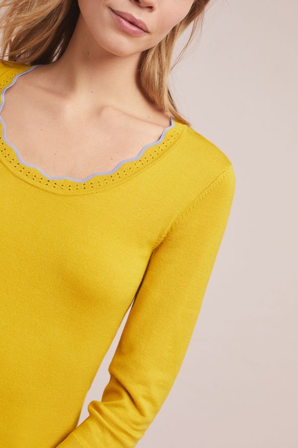 Scalloped Sweater | Anthropologie
