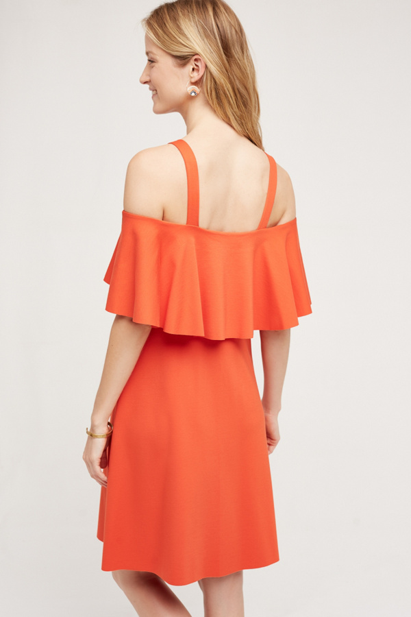 Rory Open-Shoulder Dress | Anthropologie