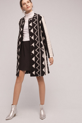 Graphic Deadre Coat | Anthropologie