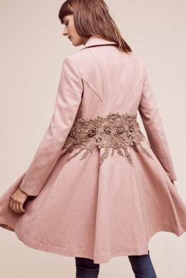 Astoria Embroidered Coat | Anthropologie