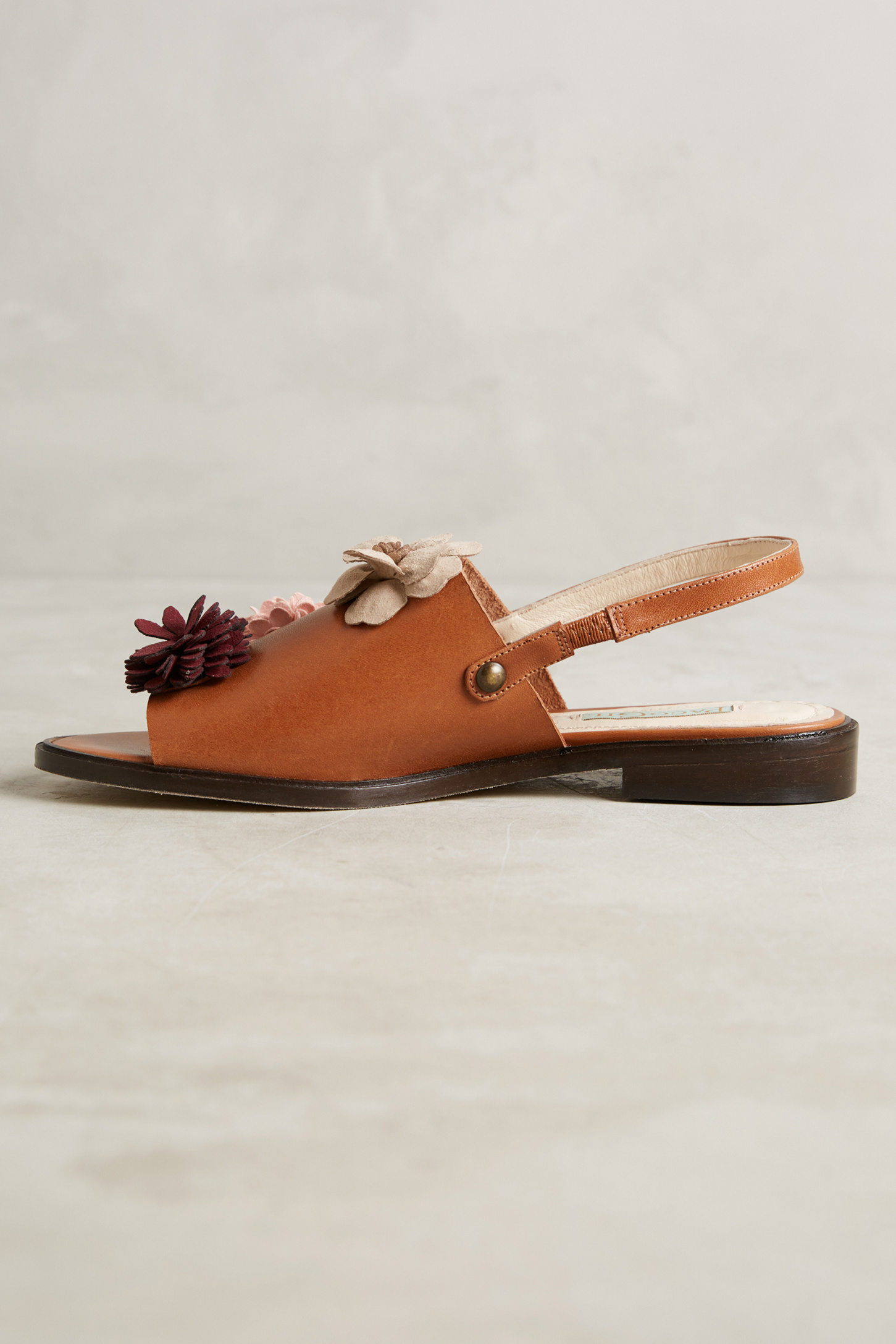 Paco Gil Suede Flower Sandals | Anthropologie